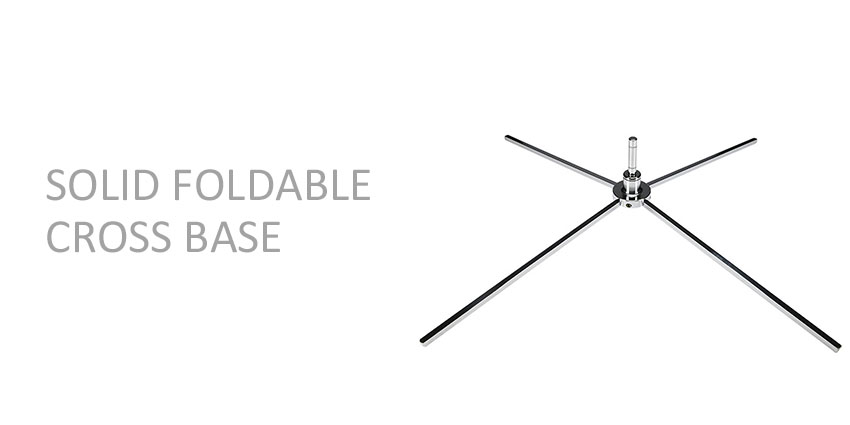 Solid Foldable Feather Flag Cross Base BS-SCB - Buy cross base;solid ...