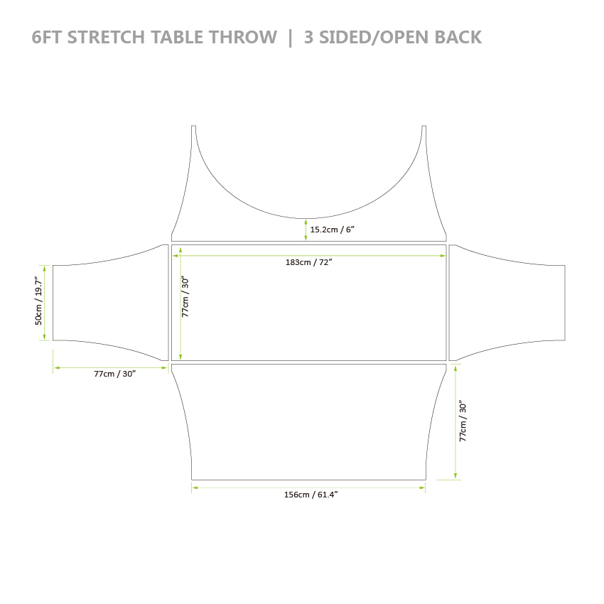 Stretch Table Throw - Buy ultra fitted table throw, stretch table throw ...