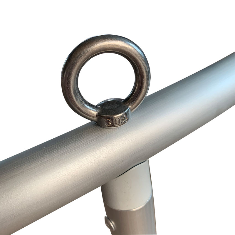 Round sky hanging banner trade show ceiling sign - BANNERSYS